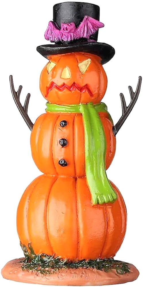 Lemax 24944 Spooky Town Pumpkin Snowman Figurines, Halloween Decor ...