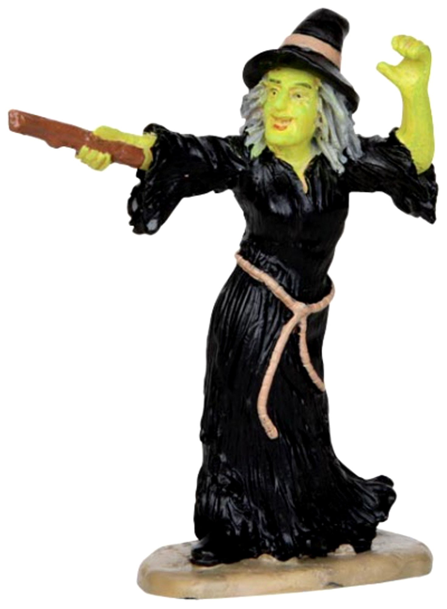 Lemax 32117 WITCH CASTS SPELL Spooky Town Figure Halloween Decor ...
