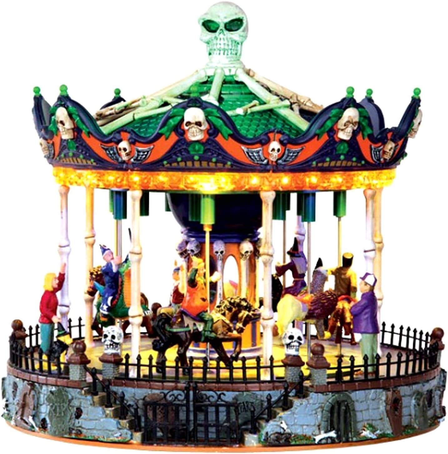 Lemax 34605 SCARY-GO-ROUND SPOOKY TOWN Exclusive Carnival Ride ...