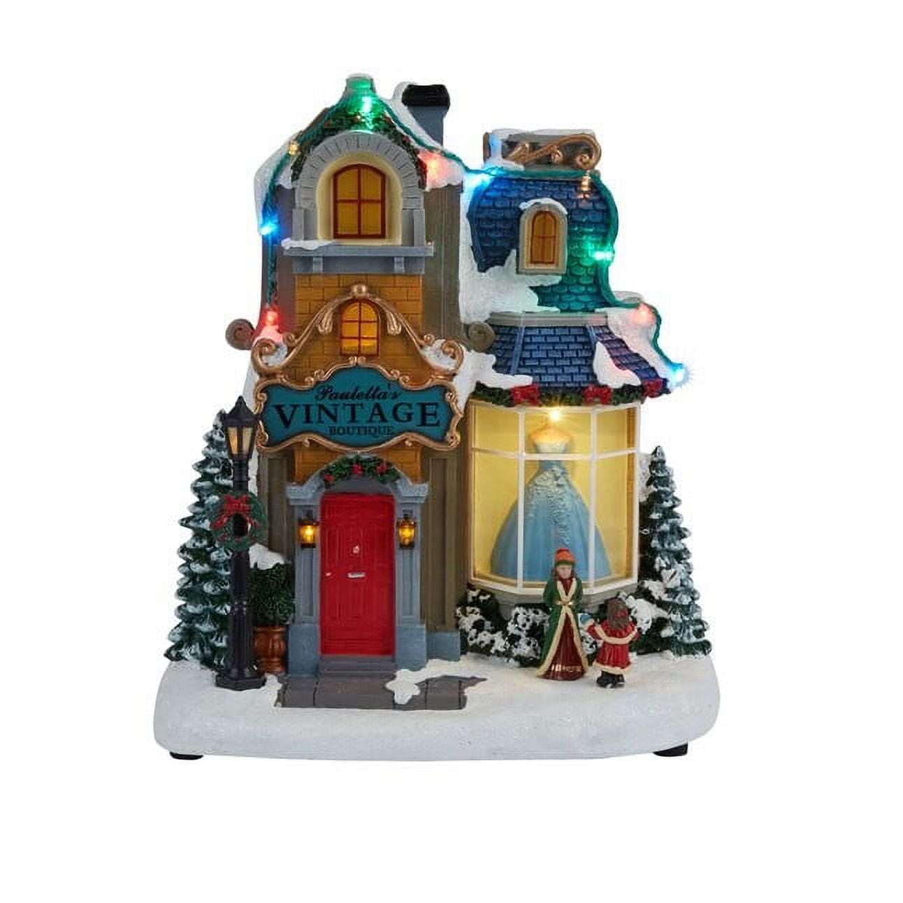 Lemax Carole Towne 20th Anniversary Pauletta's Vintage Boutique Lighted ...