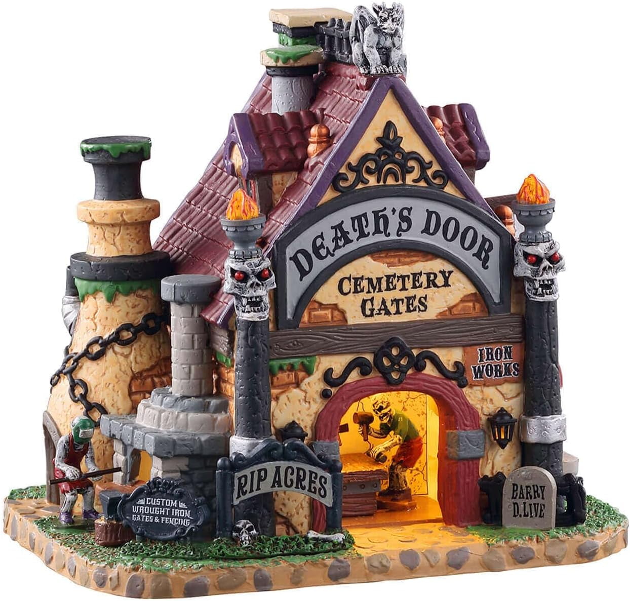 Lemax Death's Door Cemetery Gates #05614 - Walmart.com