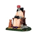 Good Lemax Spooky Town Former Cat Lady #62428, Good Former Cat Lady ...
