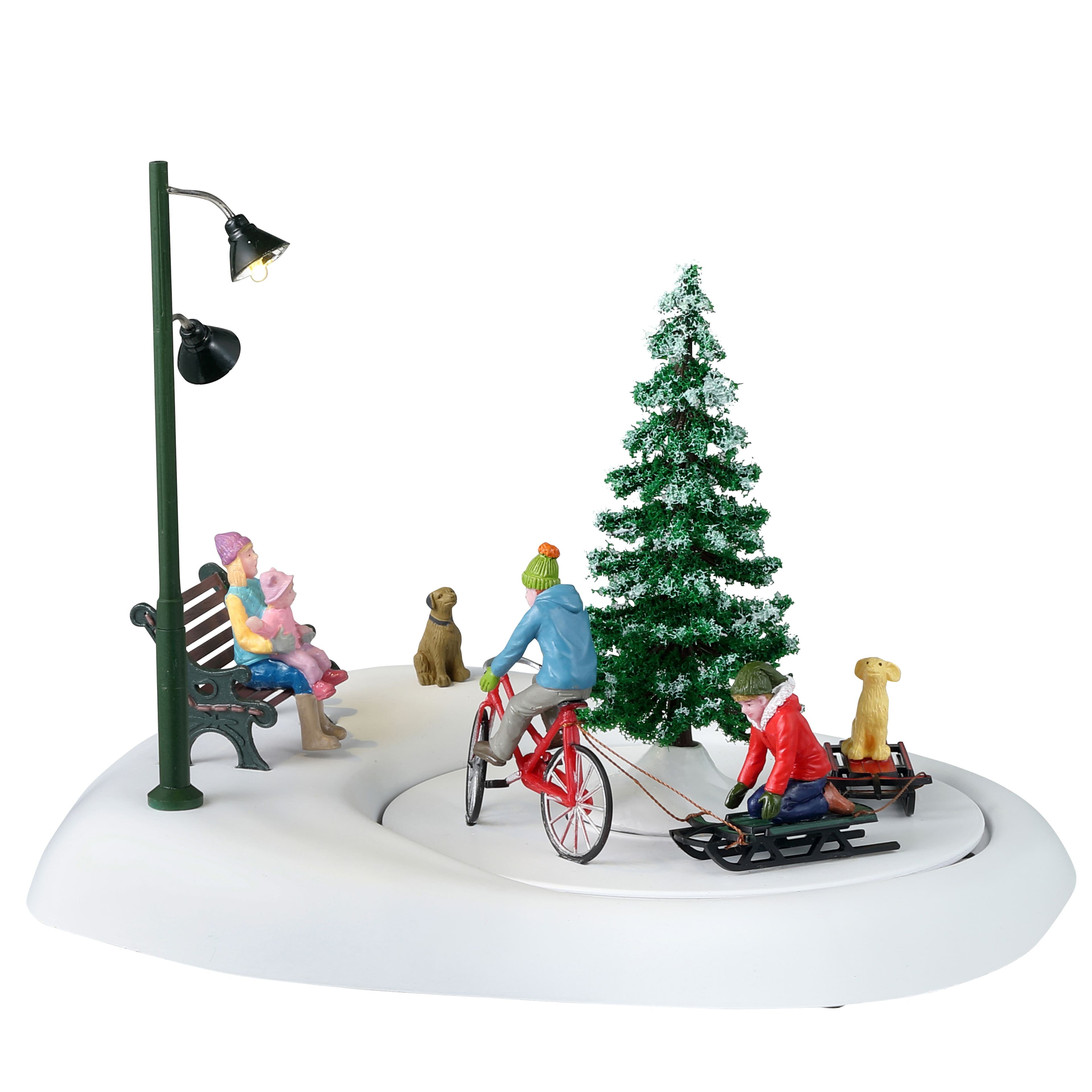 Lemax® Vail Village Snowbiking with Dad - Walmart.com