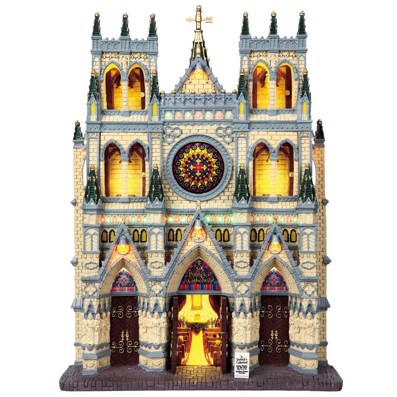 LEMAX St. Patrick's Cathedral, Battery Operated (4.5V) #95916 - Walmart.com