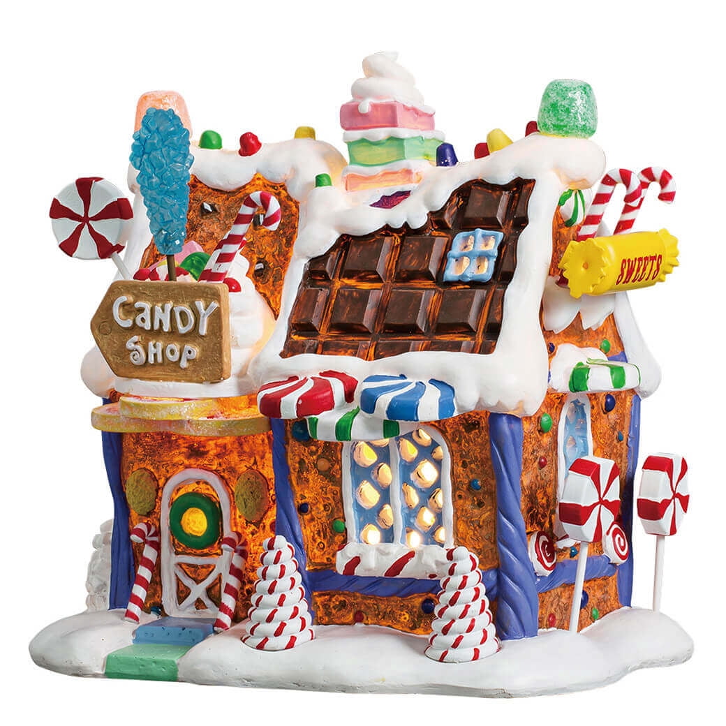 Lemax Village Collection The Candy Shop, Battery Operated (4.5V) #75181 ...