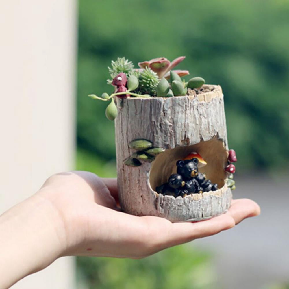 Lemetow Small Animals Root Resin Planters - Walmart Business Supplies