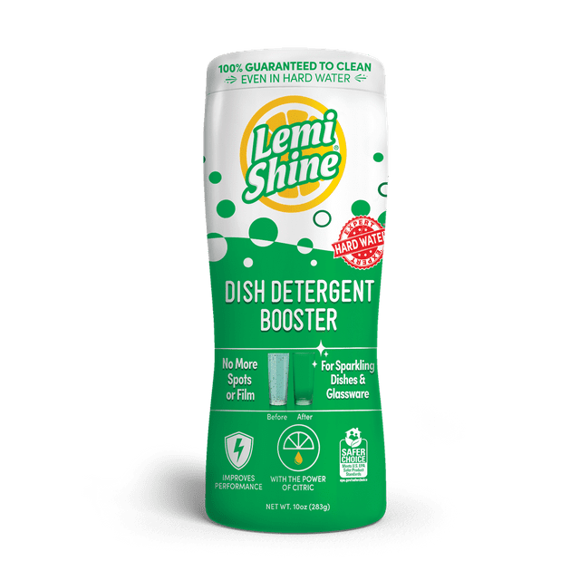Lemi Shine Dish Detergent Booster, Gets Rid of Hard Water Spots, 10oz - Walmart.com