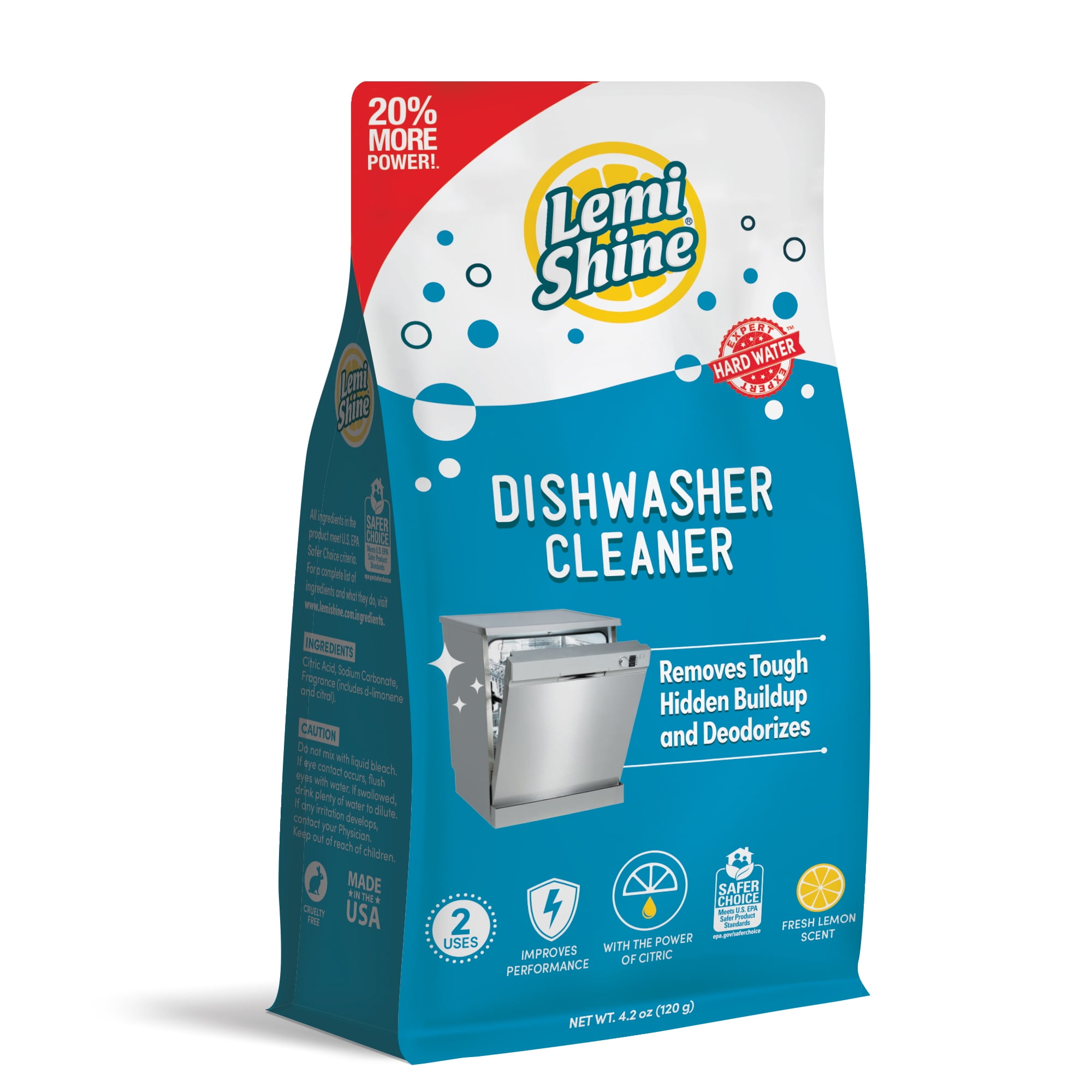 Lemi Shine Dishwasher Cleaner 2 use - Walmart.com