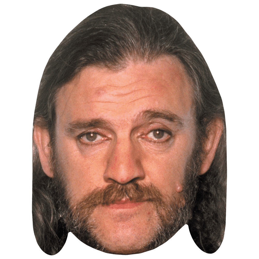 Lemmy Kilmister (Moustache) Flat Cardboard Face - Walmart.com