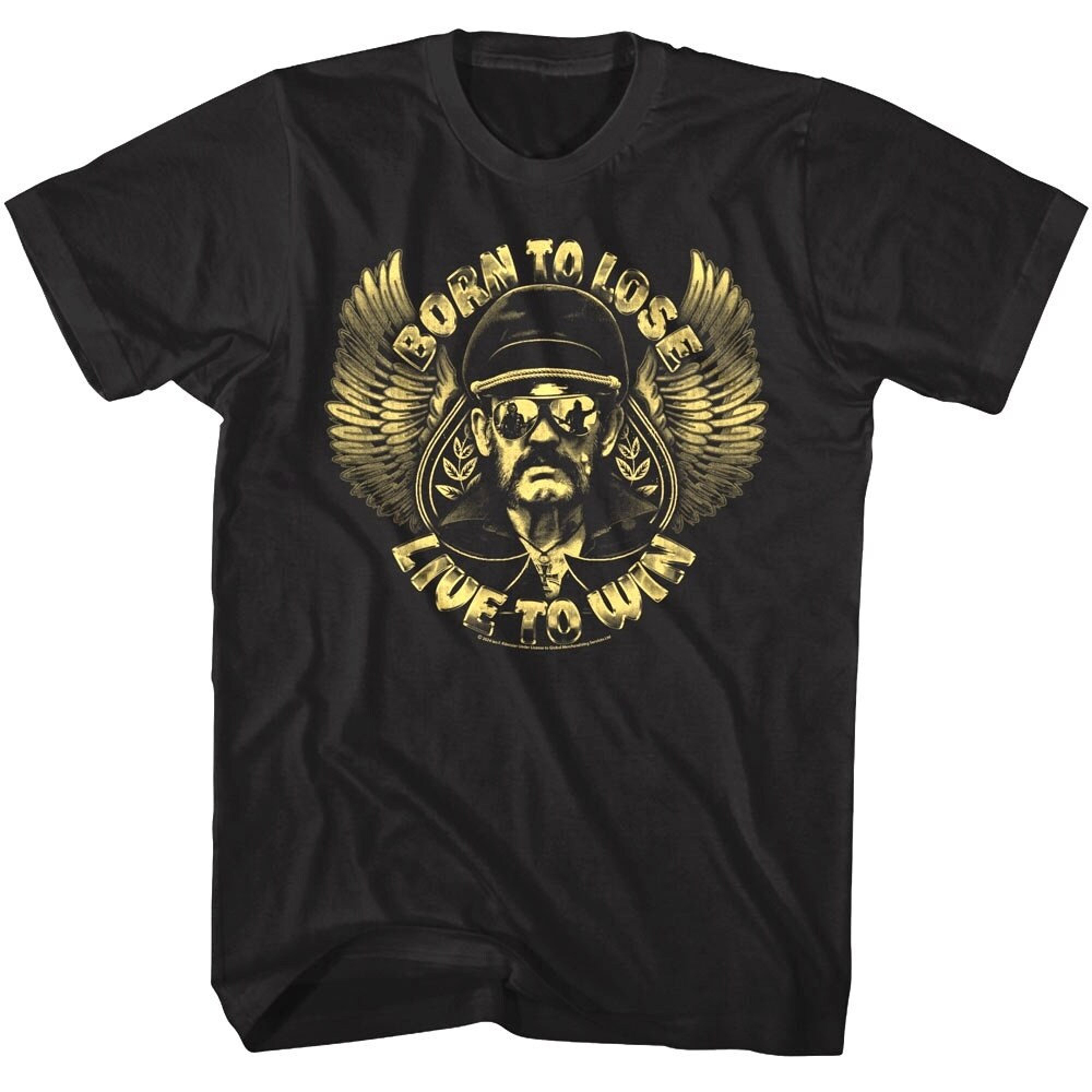 Lemmy Kilmister Shirt Born To Lose Motorhead Rock Music Band Tees ...