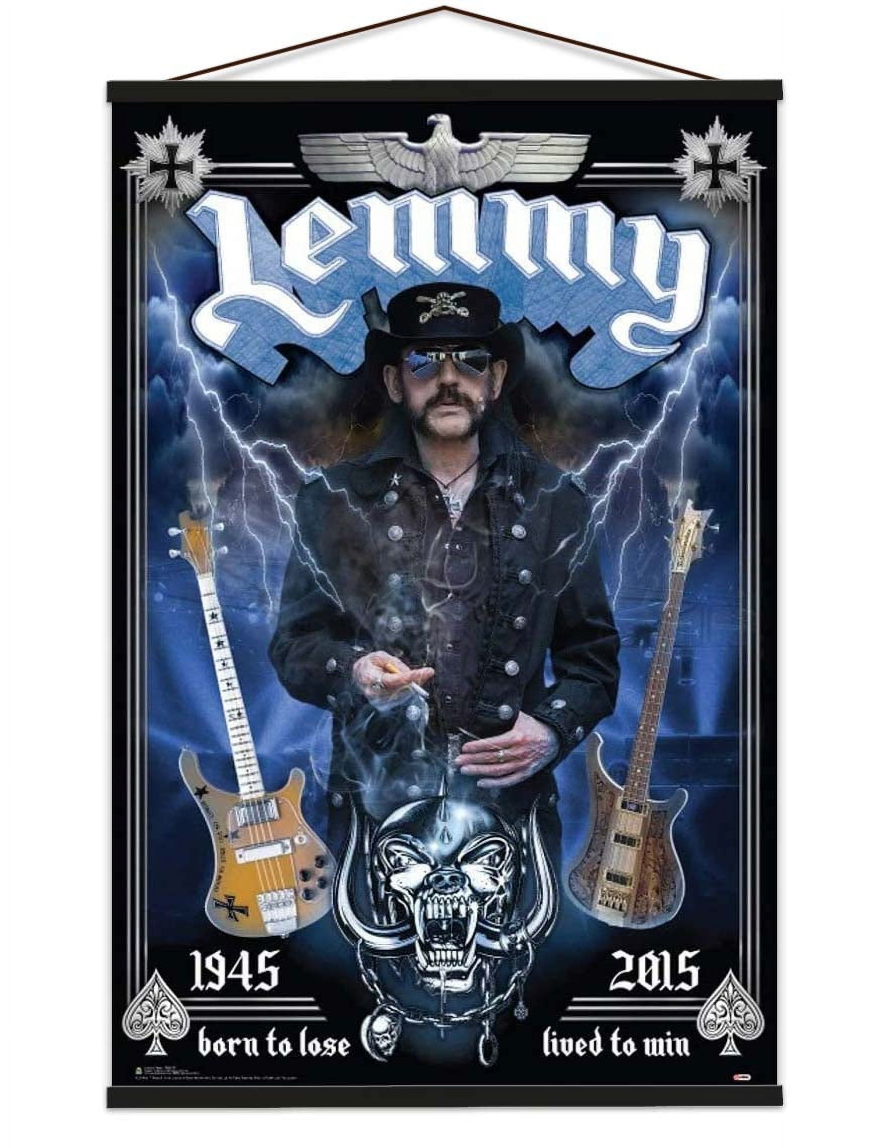 Lemmy Tribute - Born to Lose Poster - Officially Licensed - 24" x 36 ...