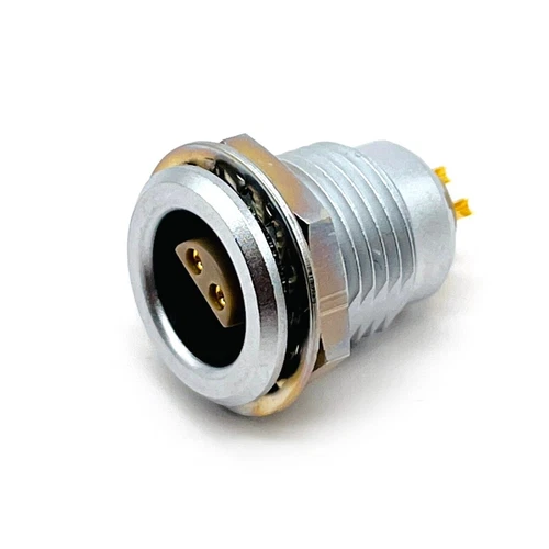 Lemo Swiss S Series Egg-1S-303 3-Contact Fixed Socket, Nut Fixing, Push ...