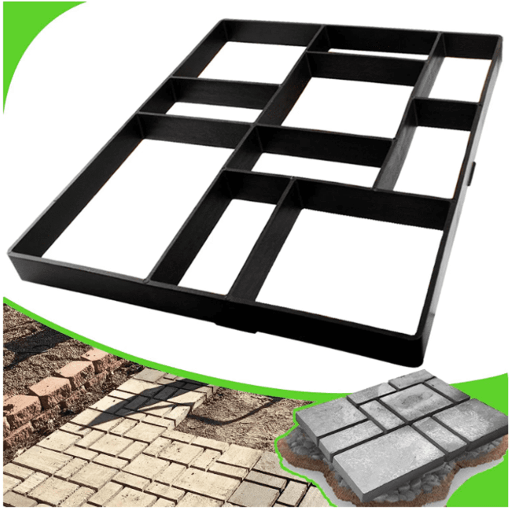 LemoHome Walk Maker Reusable Concrete Path Maker Molds Pathmate Stone ...