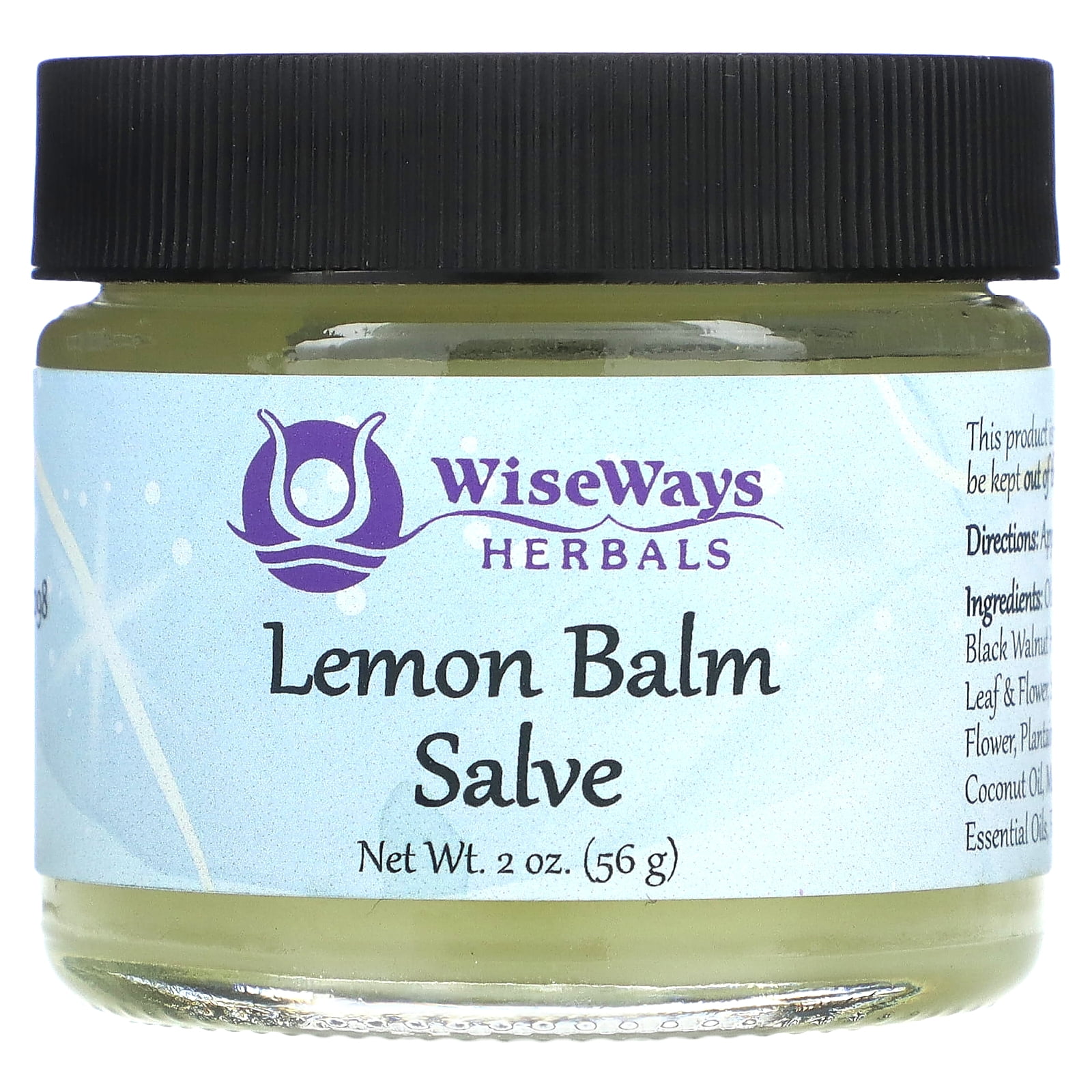 Lemon Balm Salve, 2 oz (56 g), WiseWays Herbals - Walmart.com