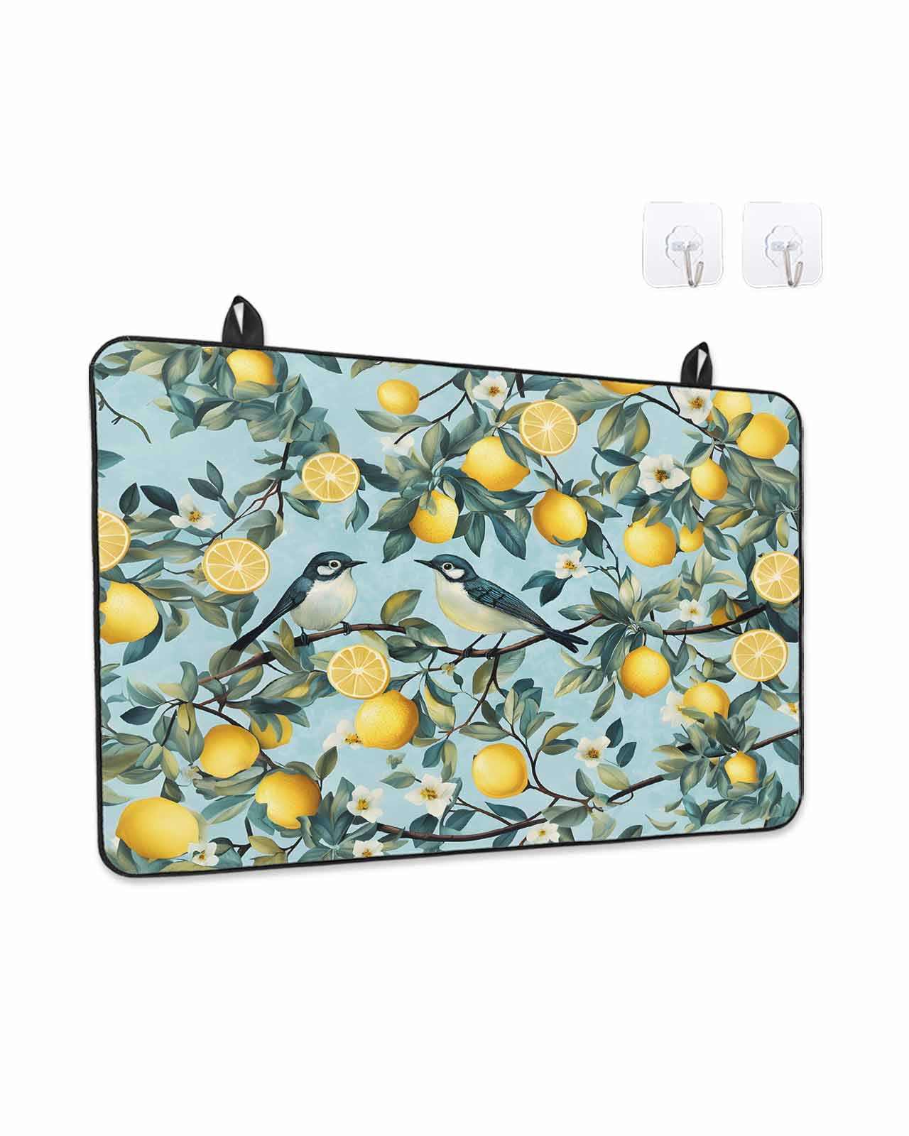 Lemon Bird Stove Top Covers for Electric Stove, Kitchen Glass Ceramic ...