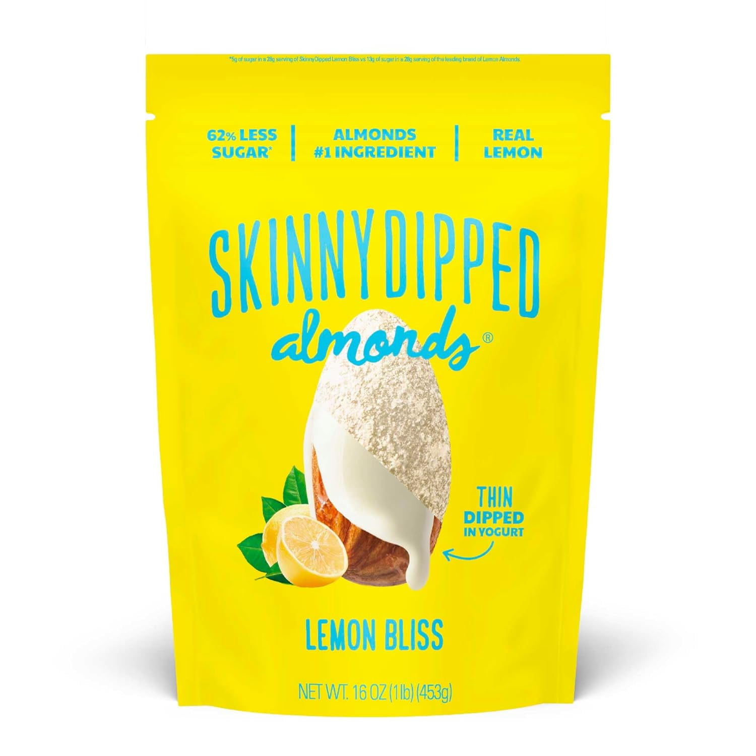 Lemon Bliss Yogur Covered Almonds, Healhy Snack, Plan Proein, Gluen ...