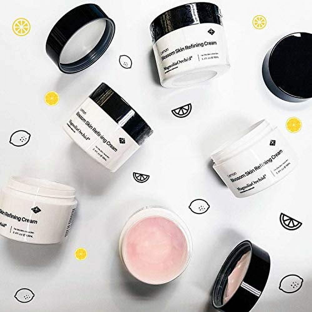 Lemon Blossom Skin Refining Cream for All Skin Types, 3.4 Fl. Oz./100 ...