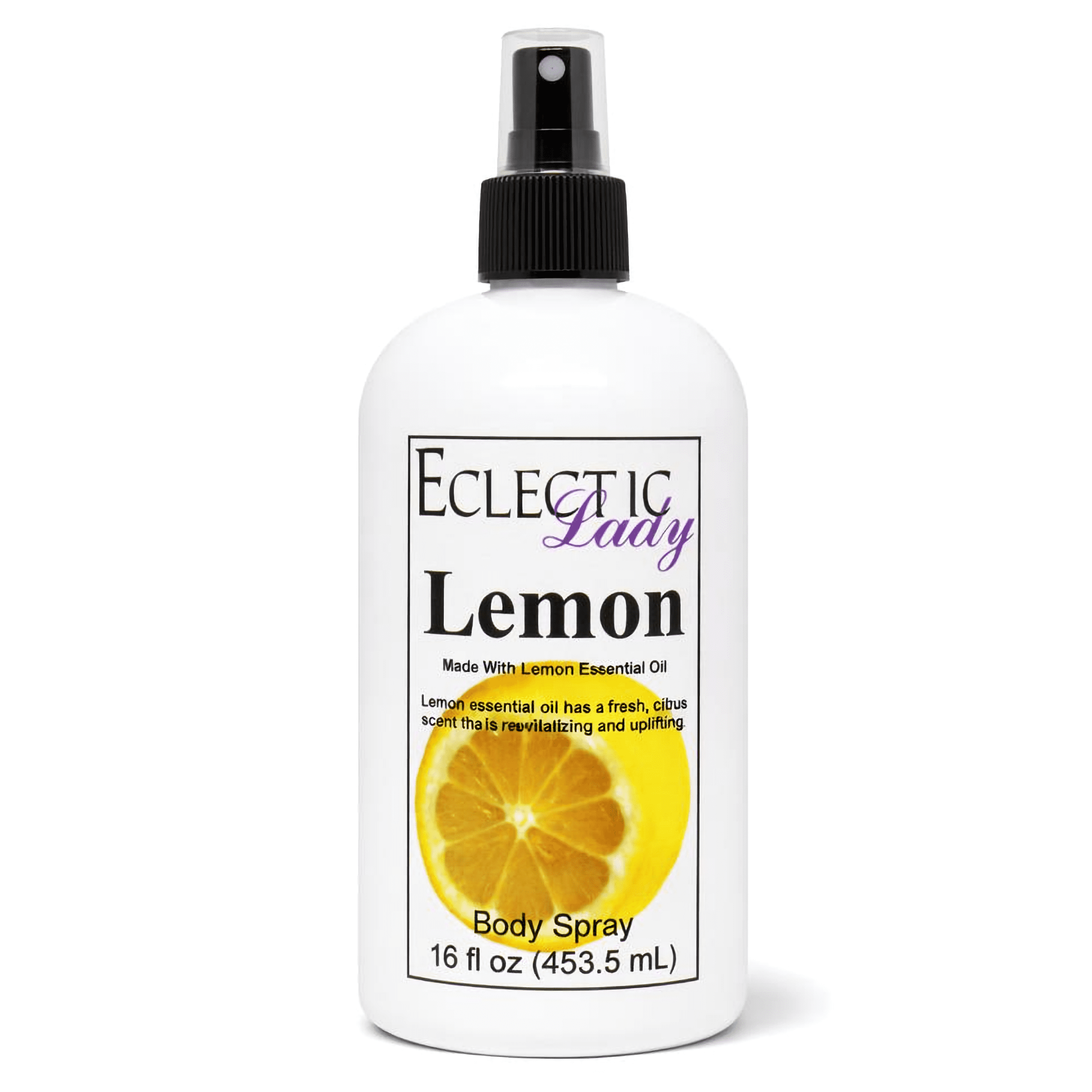 Lemon Body Spray, Eclectic Lady, Hydrating Mist, Unisex (Double ...