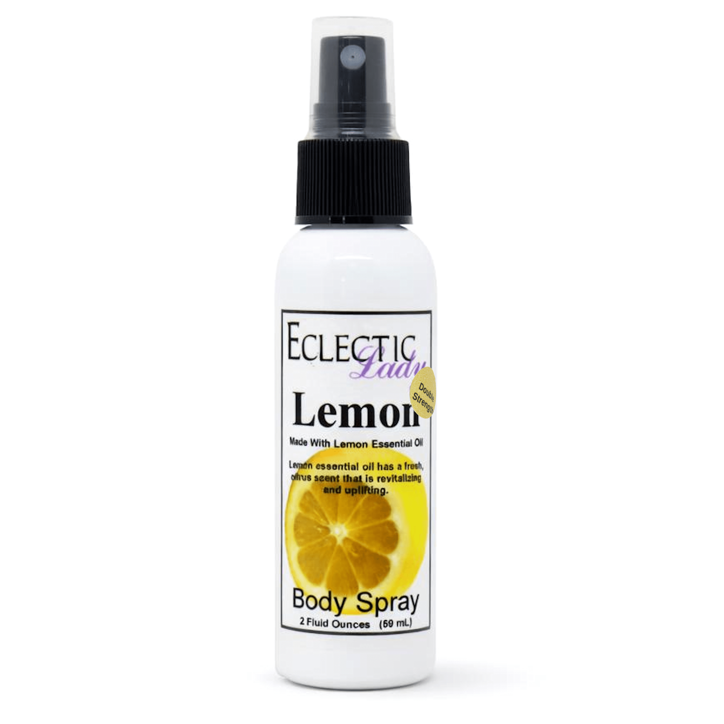 Lemon Body Spray, Eclectic Lady, Hydrating Mist, Unisex (Double ...