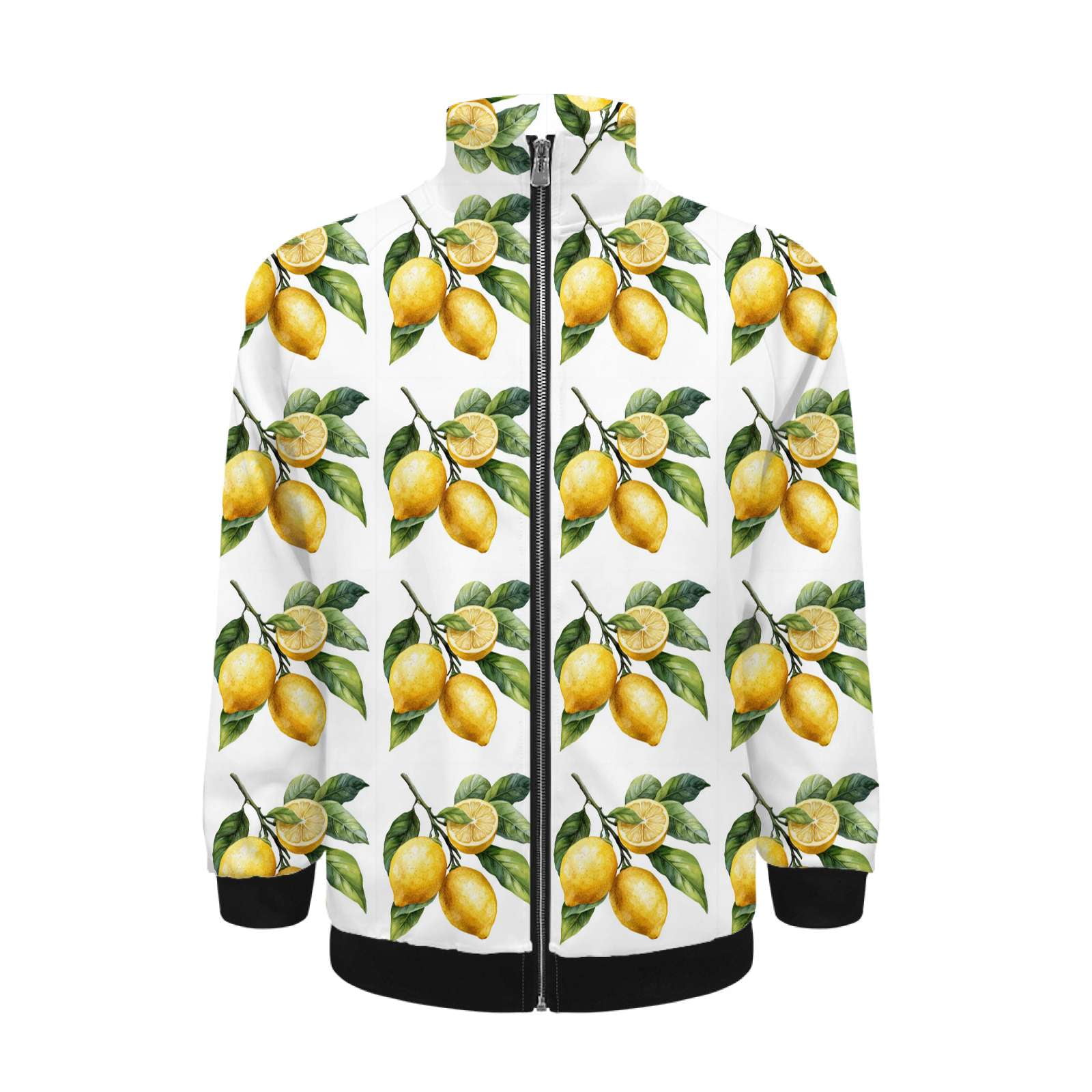 Lemon Branch Jacket Men's Street Cool Long Sleeves Coat Personality ...