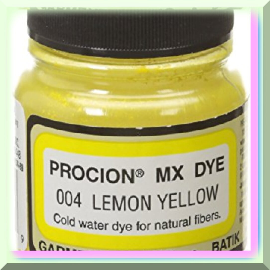 Lemon Burst Fabric Dye - Vibrant Procion MX Formula for 2/3 fl oz ...