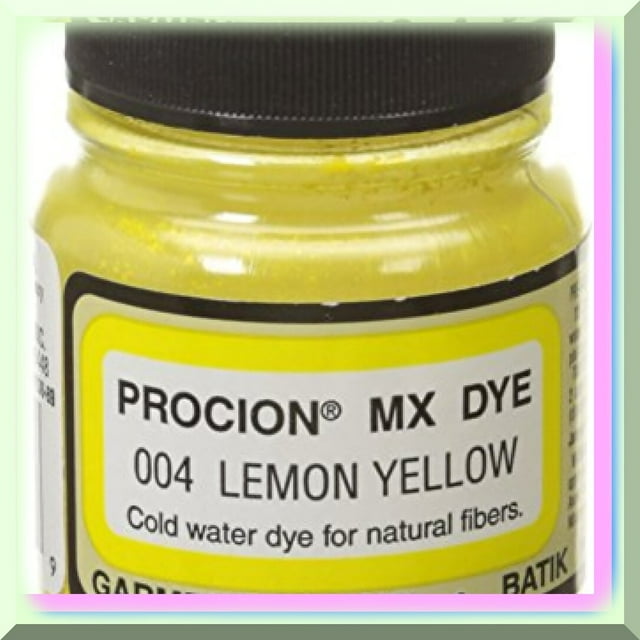 Lemon Burst Fabric Dye - Vibrant Procion MX Formula for 2/3 fl oz ...