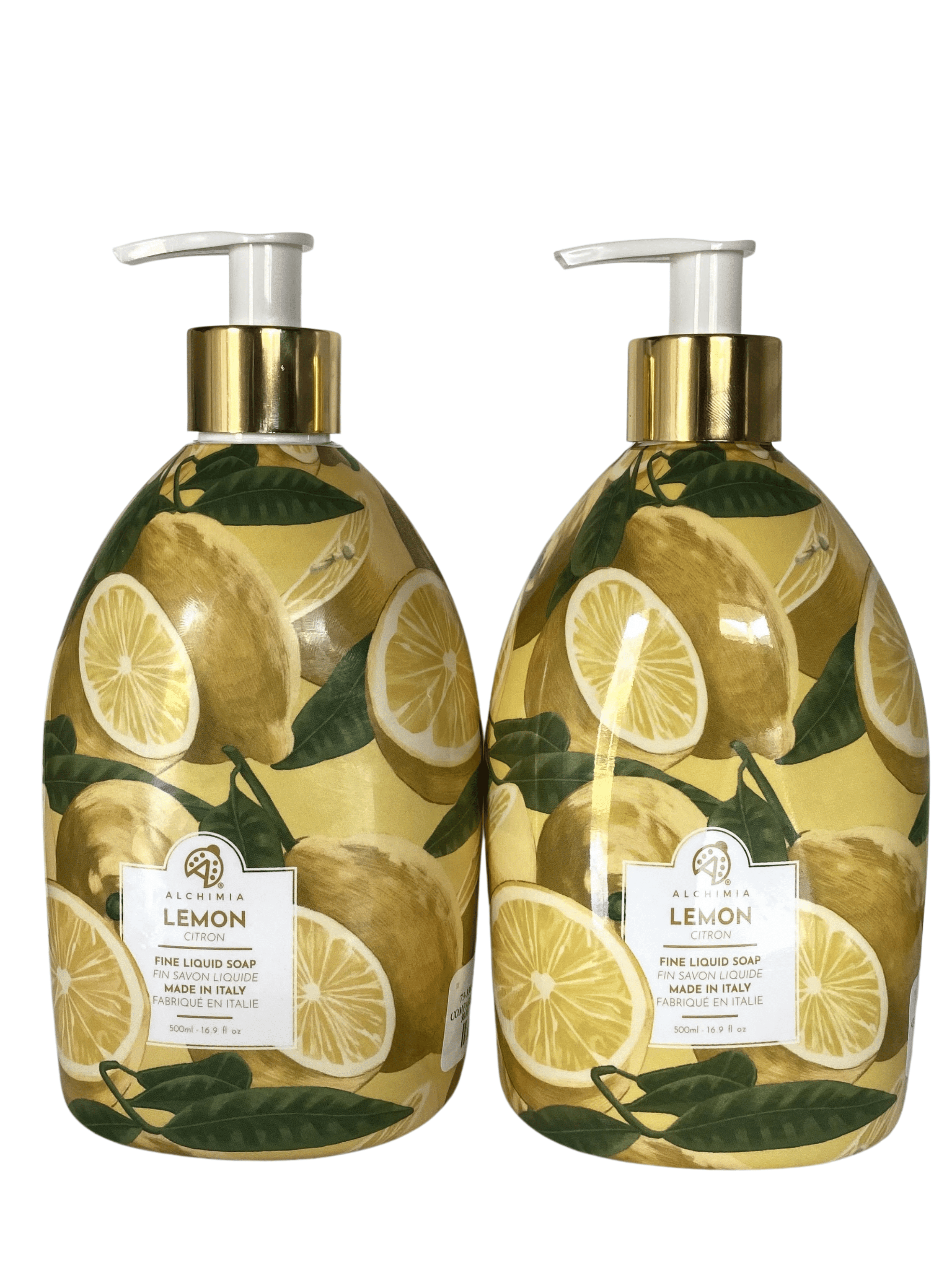 Lemon Citron Fine Liquid Hand Soap - Made In Italy 16.9 fl oz each (2 ...