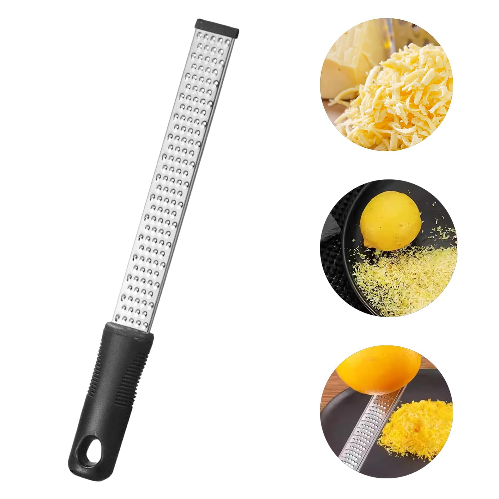 Lemon Classic Zester Grater with Handle, Kitchen Tool for Zesting ...