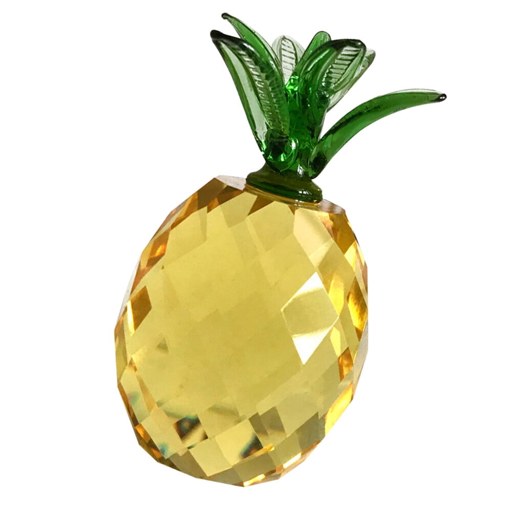 Lemon Crystal Pineapple Ornament Personal Taste Decoration Chic ...