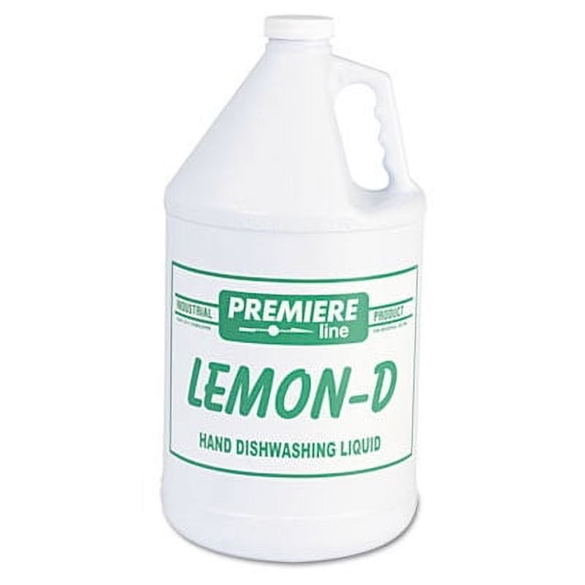 Lemon-D Dishwashing Liquid, Lemon, 1 gal Bottle, 4/Carton - Walmart ...