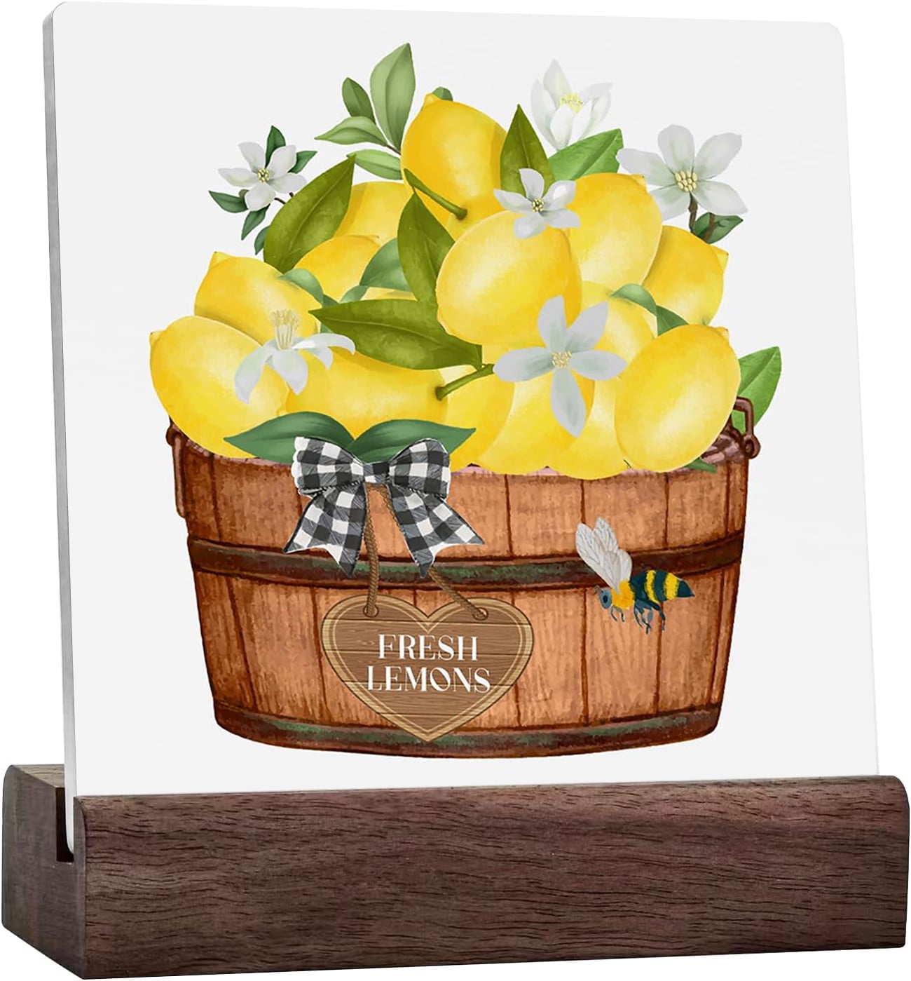 Lemon Decor, Summer Lemon Decorations For Home Office, Lemon Sign ...