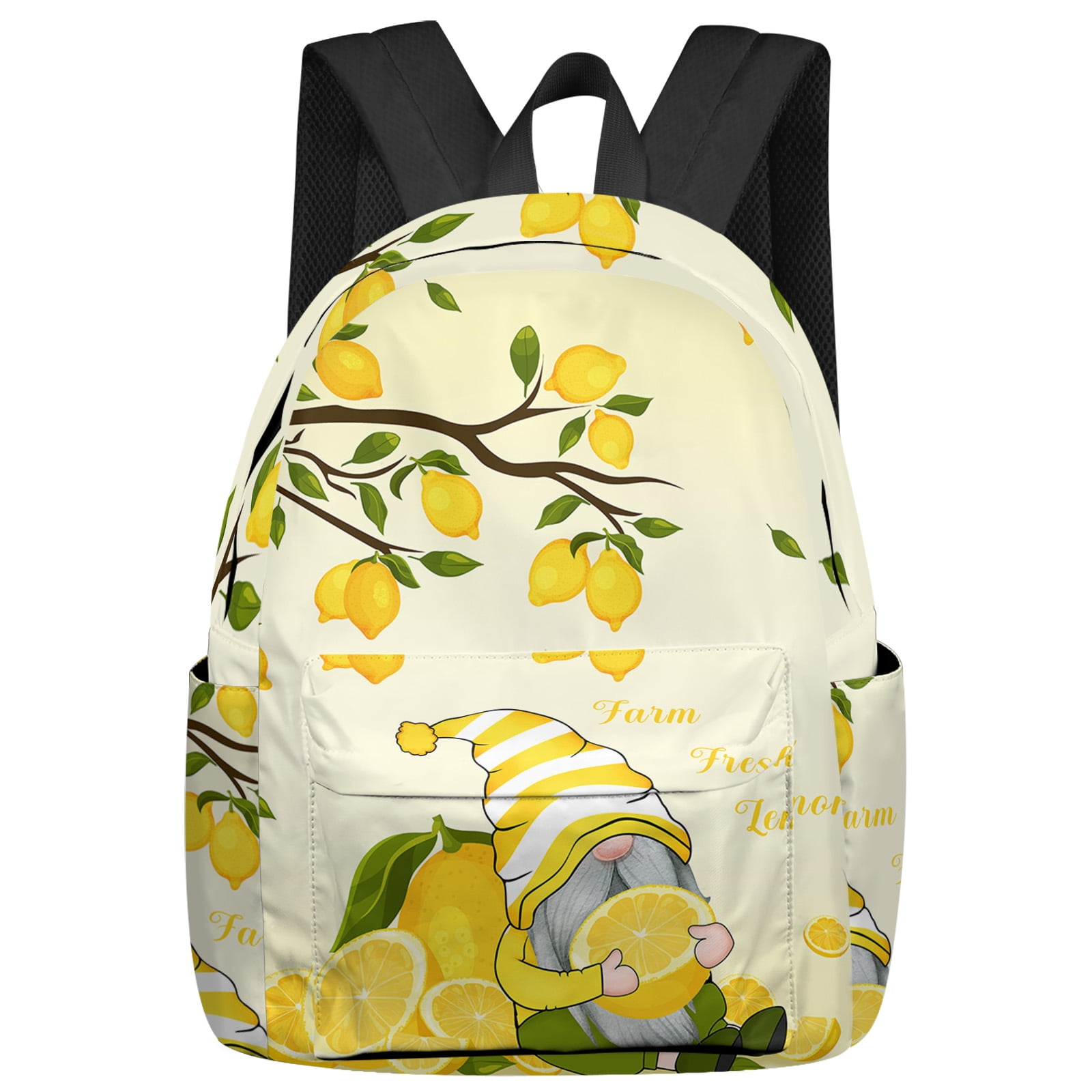 Lemon Dwarf Summer Backpacks Custom Student Bags Laptop Backpack Men ...
