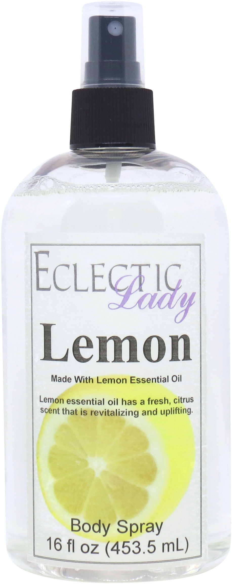 Lemon Body Spray, Eclectic Lady, Hydrating Mist, Unisex, 16 oz ...