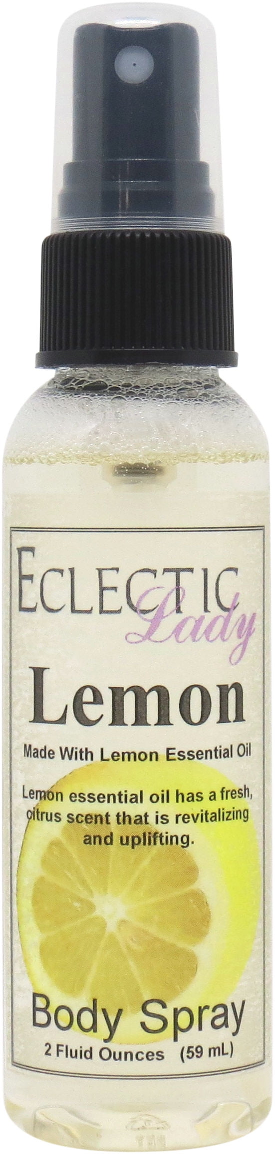 Eclectic Lady Lemon Body Spray, Hydrating Mist, Unisex Fragrance, 2 oz ...