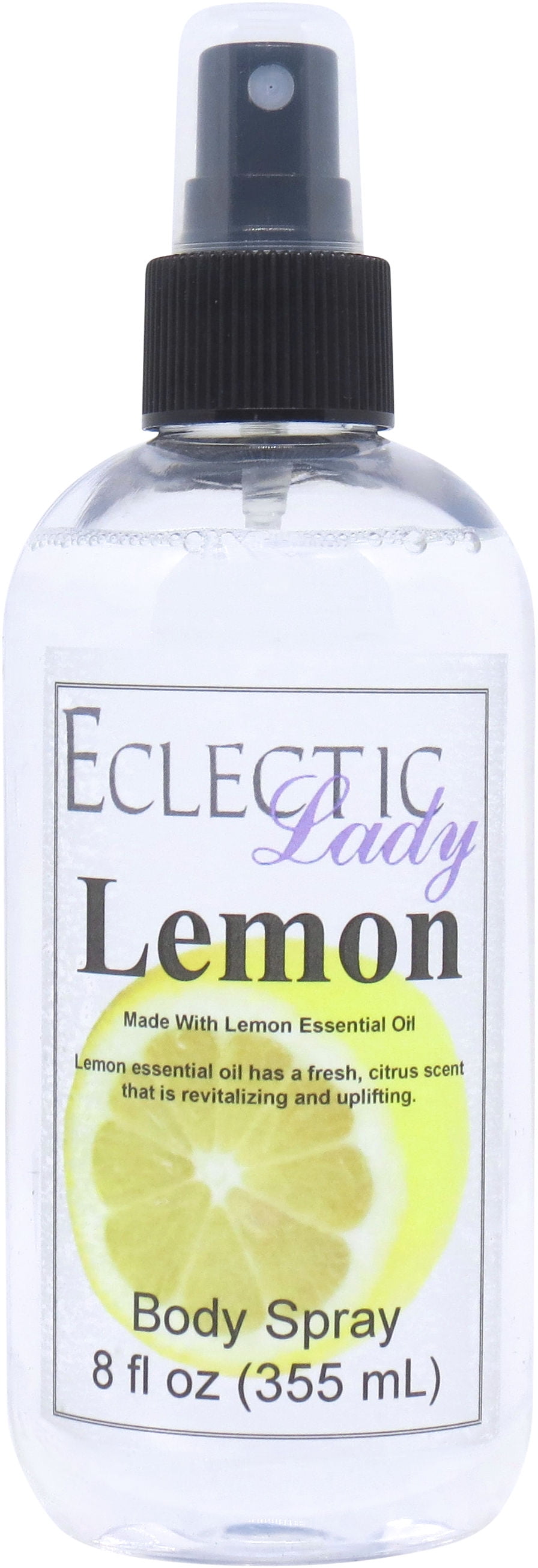 Lemon Body Spray, Eclectic Lady, Hydrating Mist, Unisex, 8 oz - Walmart.com