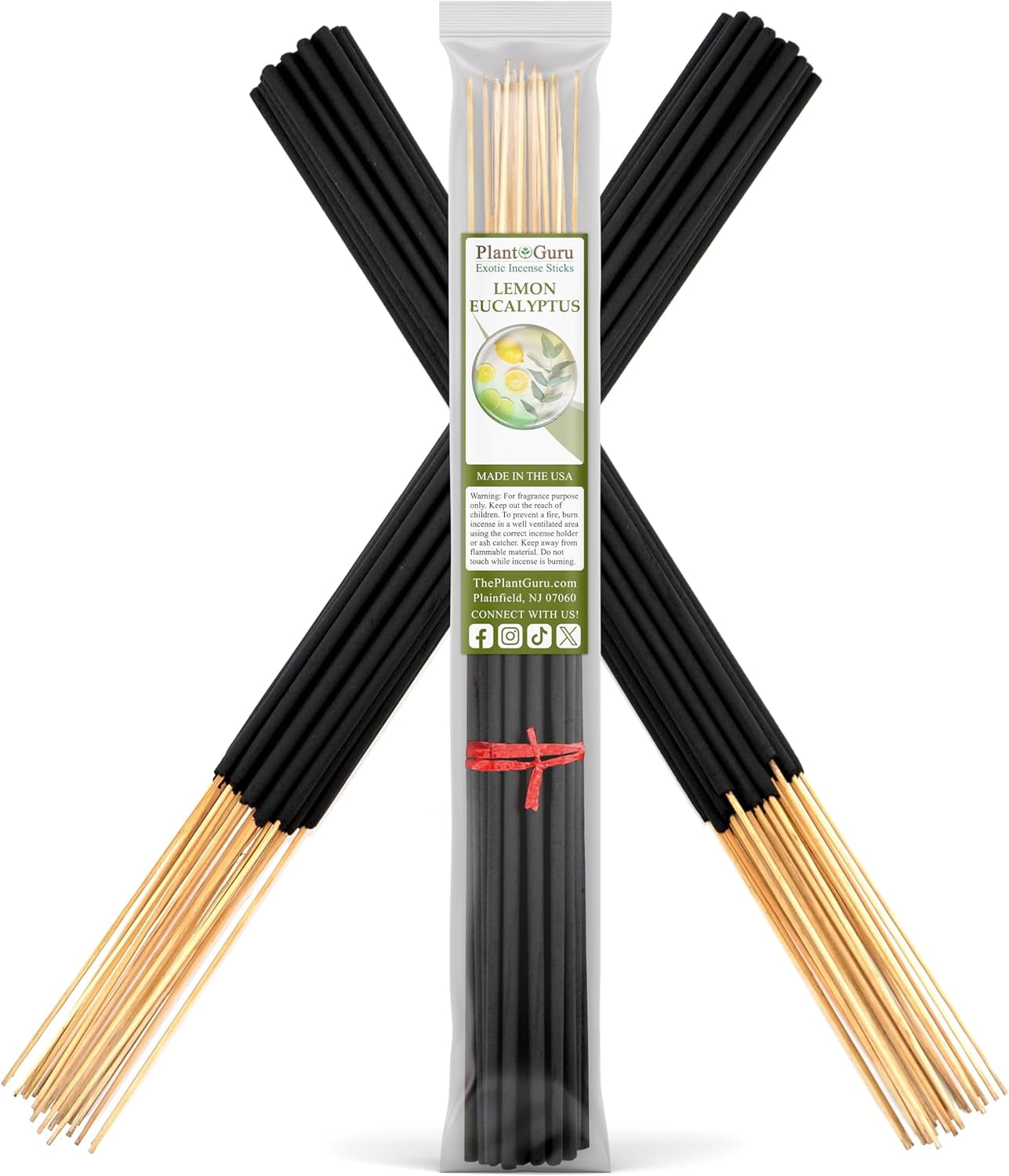 Lemon Eucalyptus Exotic Incense Sticks Jumbo 19 Inch Long - Bulk 1 ...