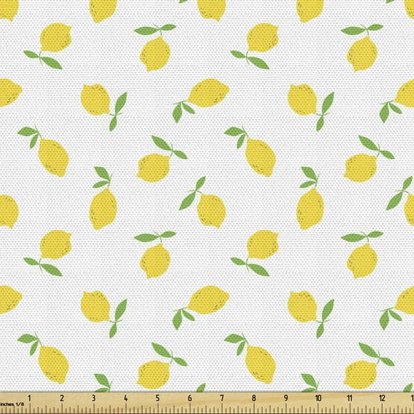 Lemon Print Fabric