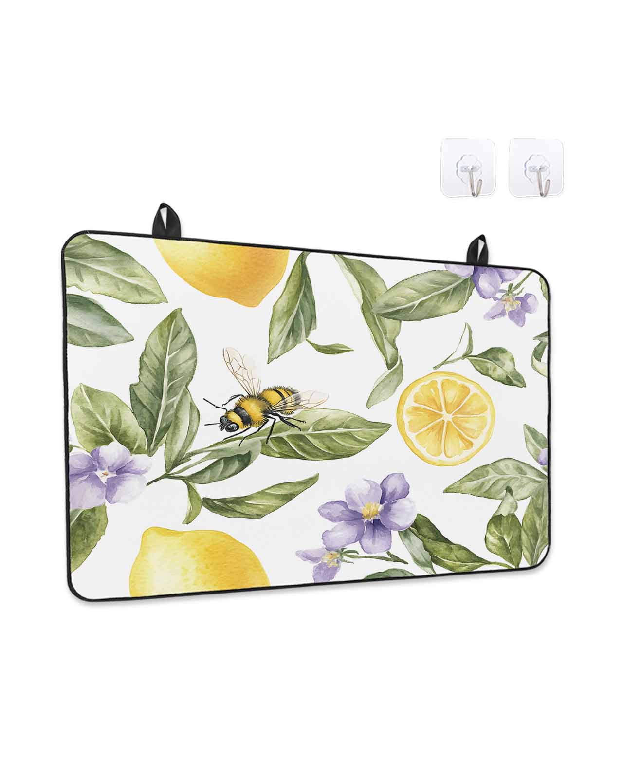 Lemon Flower Stove Top Covers for Electric Stove, Kitchen Glass Ceramic ...