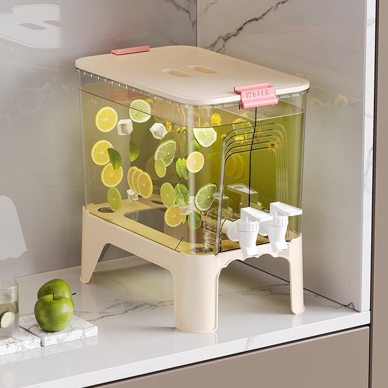 Lemon Fruit Pitcher with Tap, 3L Capacity, Drink Pitcher - Walmart.com