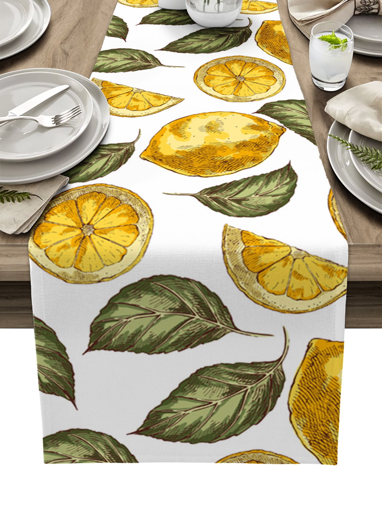 Lemon Fruit Small Fresh Modern Table Runners Mat Coasters Holidays ...