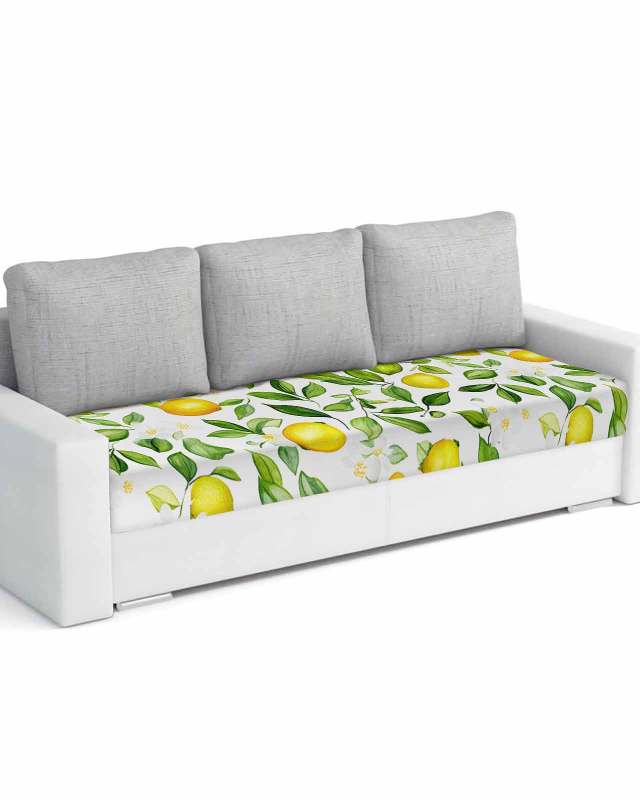 Lemon Fruit Sofa Couch Cushion Covers Washable, Removable Stretchable ...