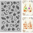Lemon Fruits Clay Texture Mat Polymer Clay Molds DIY Clay Texture Tools ...