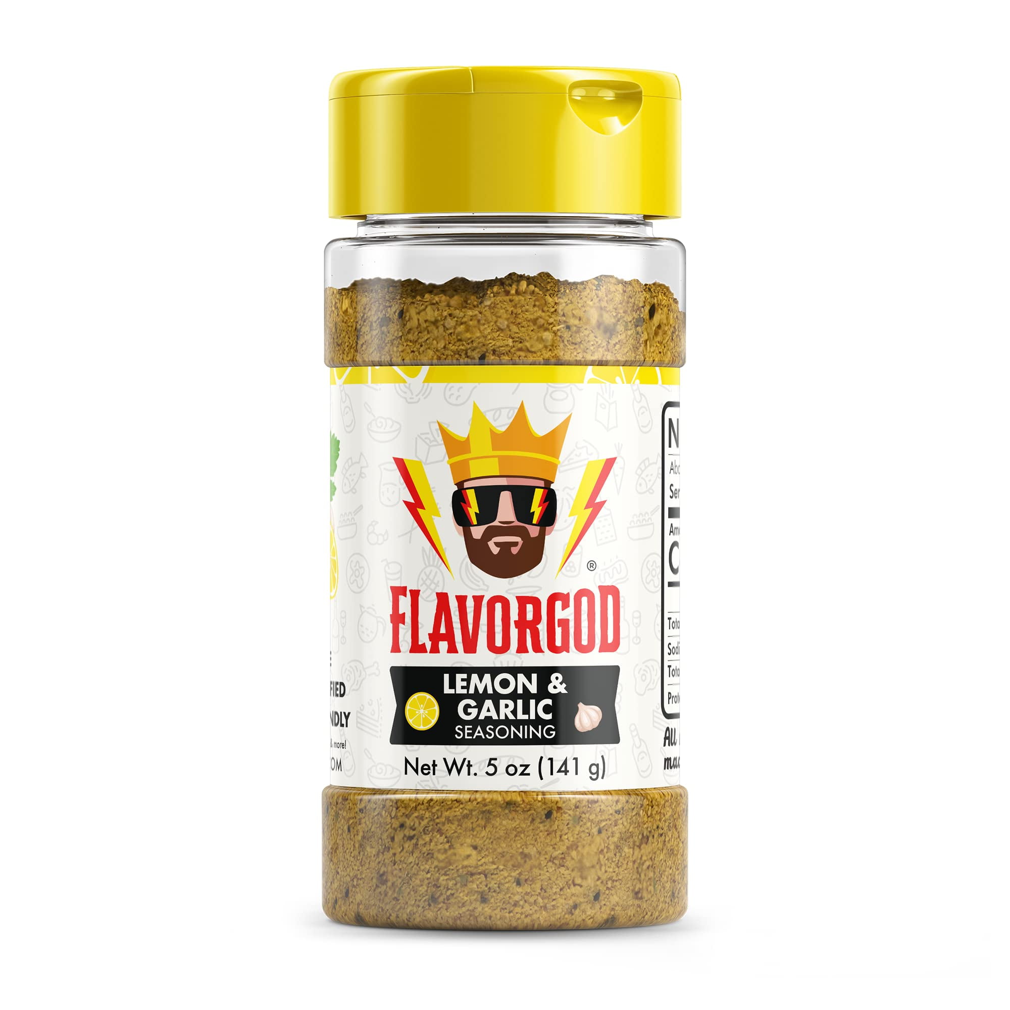 Lemon Garlic Seasoning Mix RE32 by Flavor God - Premium All Natural ...