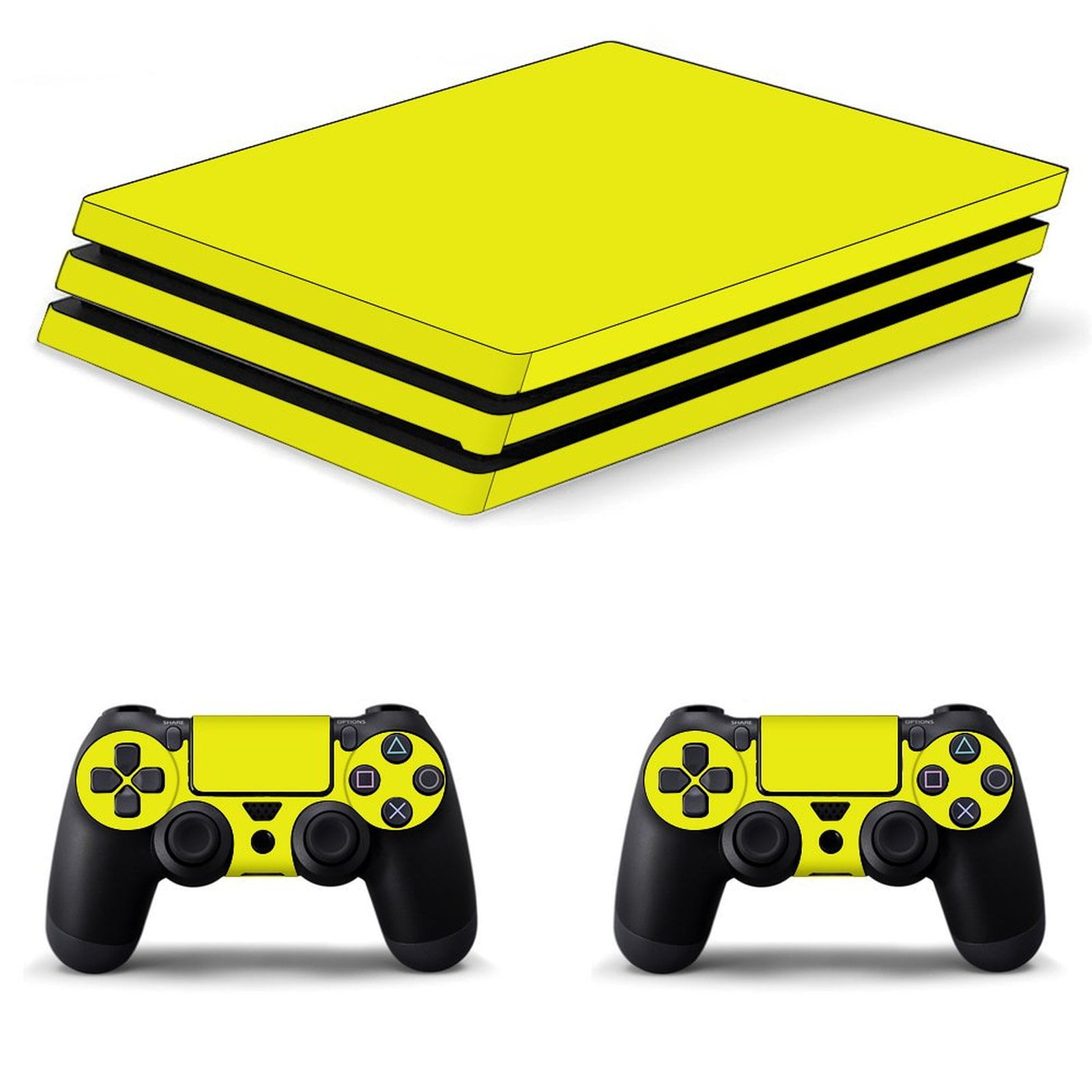 Lemon Glacier YELLOW PS4/PS4 Pro/PS4 Slim Skin Sticker For Console And ...