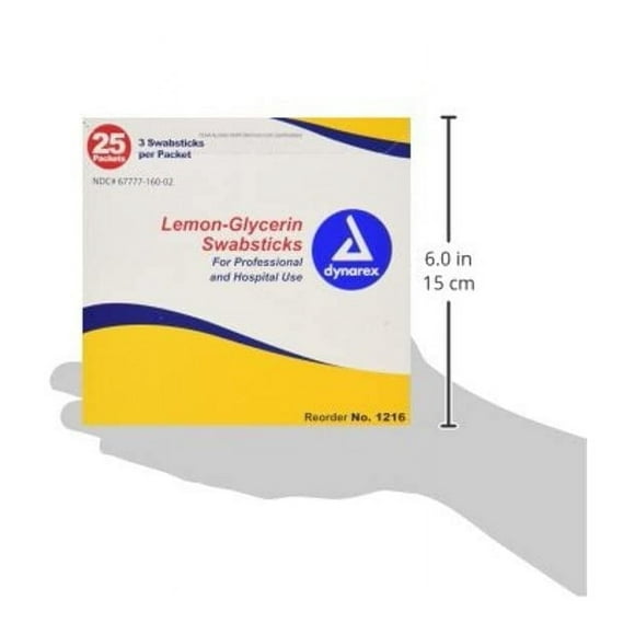 Lemon Glycerin Swabsticks