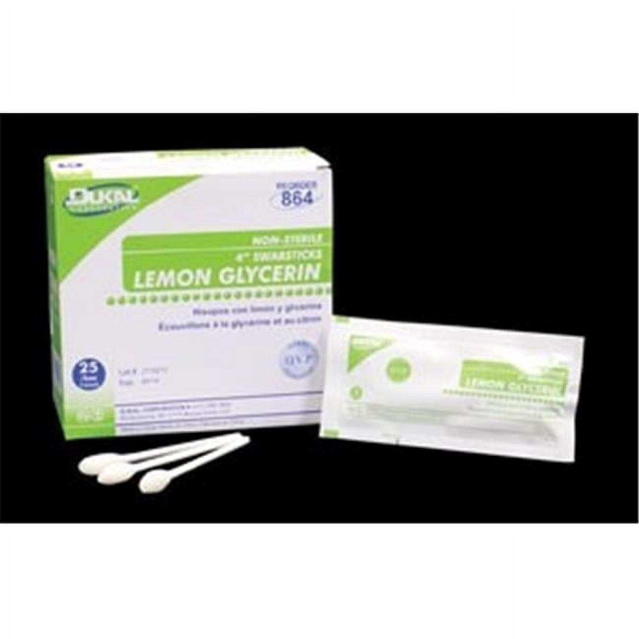 Lemon Glycerin Swabsticks NS 3s - Refreshing Lemon Flavored Glycerin ...