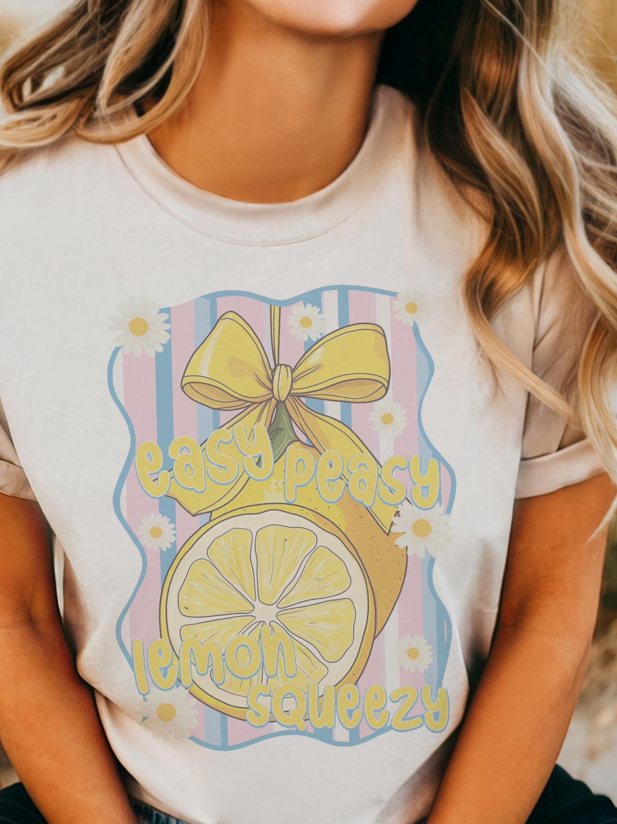 Lemon Graphic TShirt Retro Daisy Fun Quote Unisex Summer Tee - Walmart.com