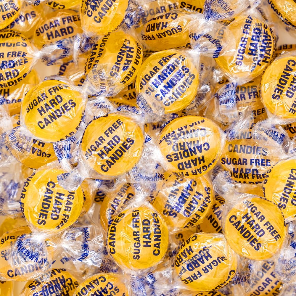 Lemon Hard Candy - 1 Pound Pack (About 80 Count) - Individually Wrapped ...