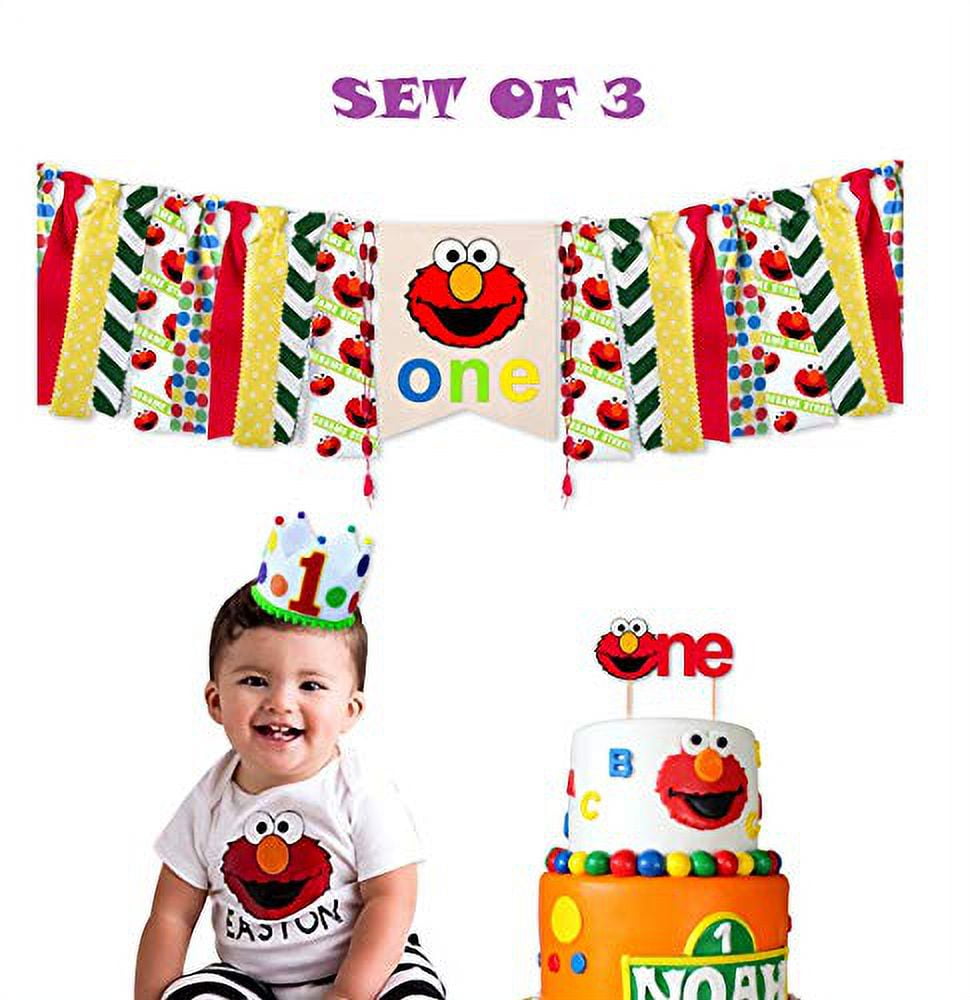 Baby Sesame Street 1st Birthday Cake