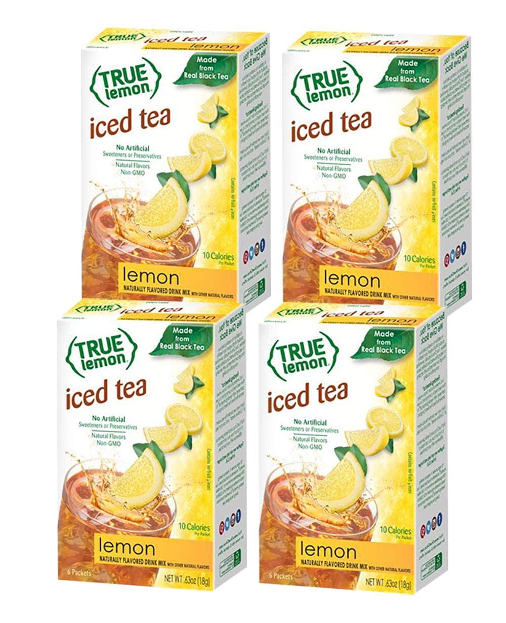 Lemon Iced Tea Mix By True Lemon | Instant Powdered Drink Packets That ...